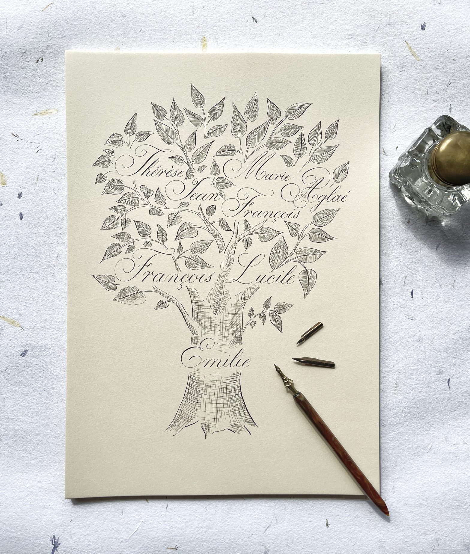 Custom Calligraphy Orders - Noémie Keren