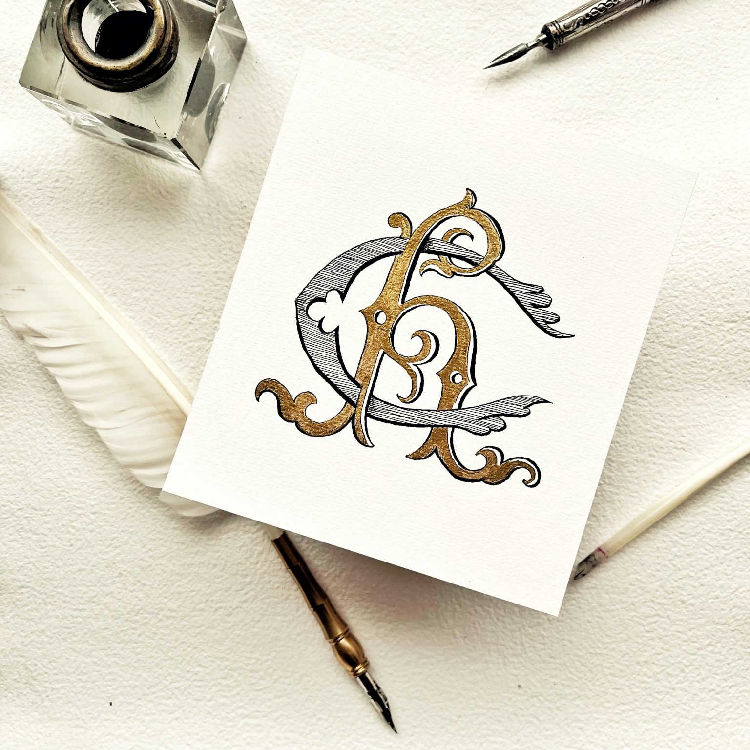 Monogramme sur-mesure - Noémie Keren