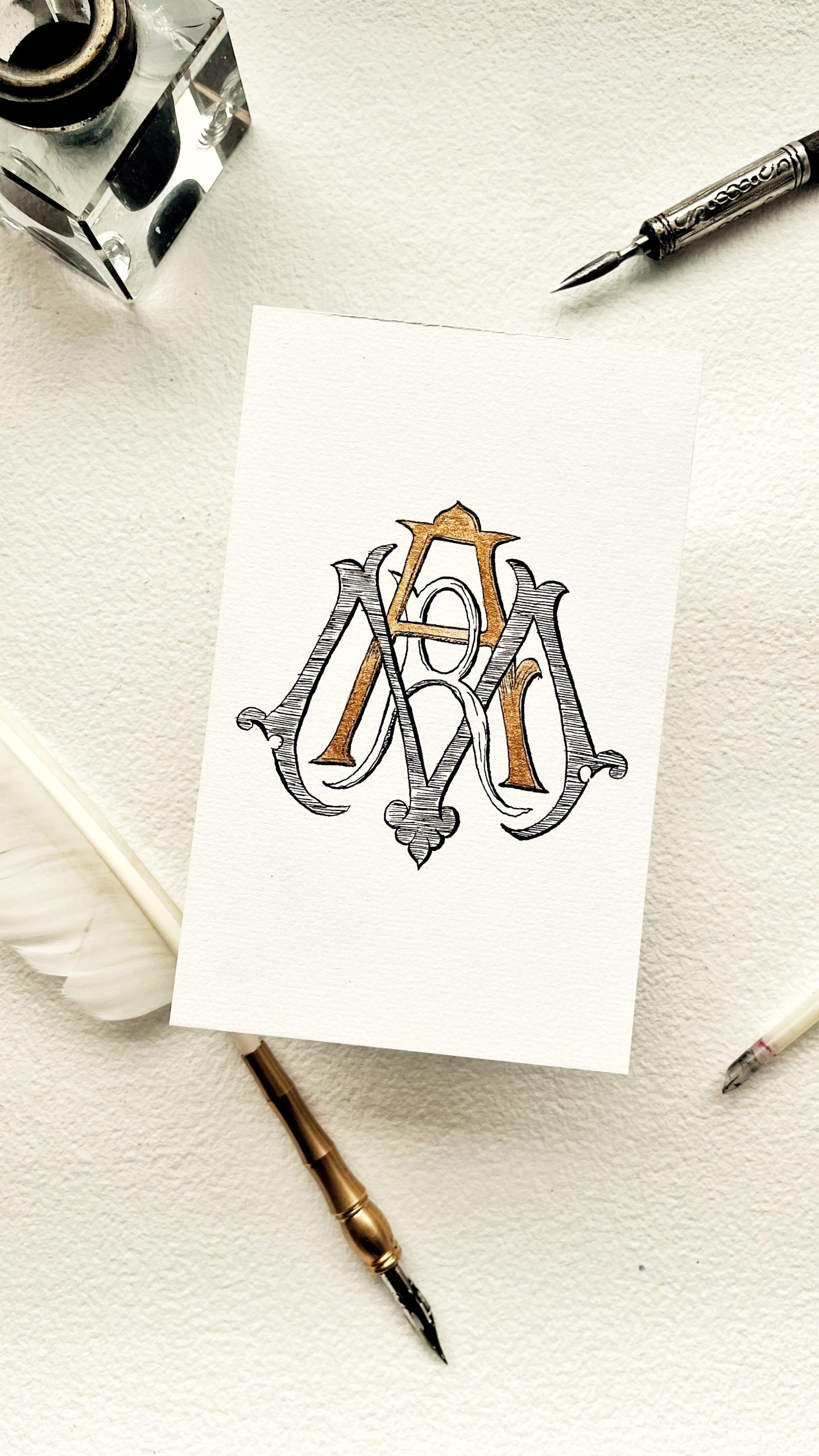 Monogramme sur-mesure - Noémie Keren