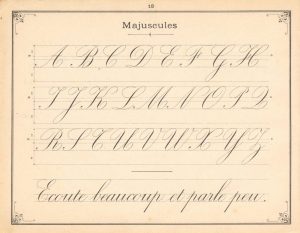 Choisir le modèle d'alphabet - calligraphie - Noémie Keren